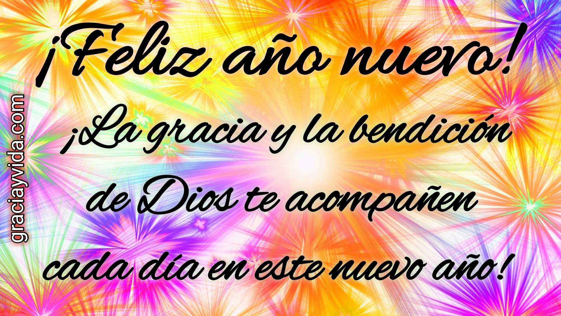 Postales Cristianas De Año Nuevo - Gracia Y Vida - Comparte Como Quieras