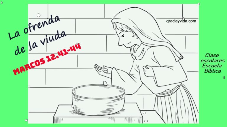 La Ofrenda De La Viuda Pobre - Escuela Bíblica Para Niños