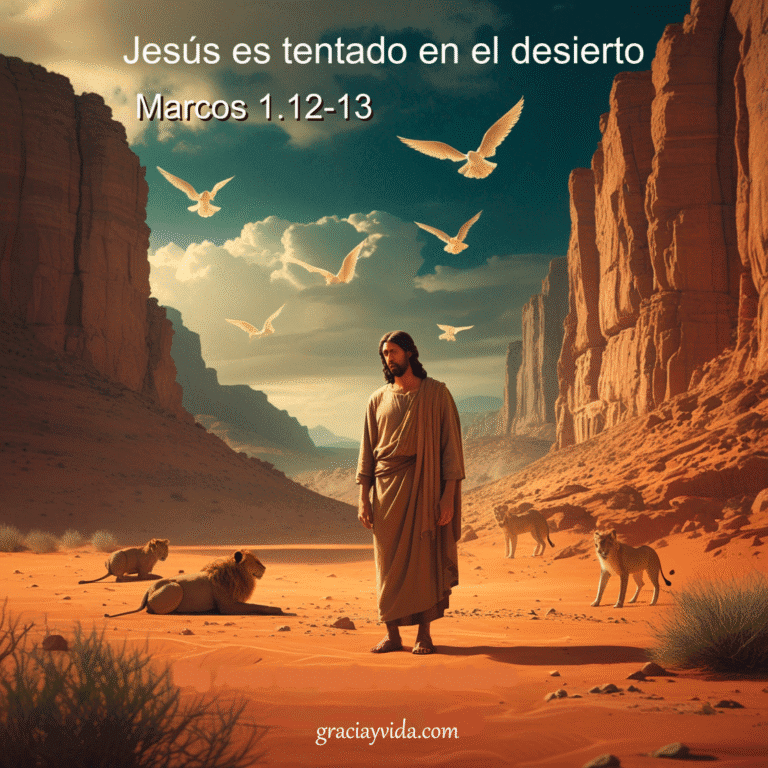 Jesús Tentado En El Desierto – Comentario De Marcos 1:12-13